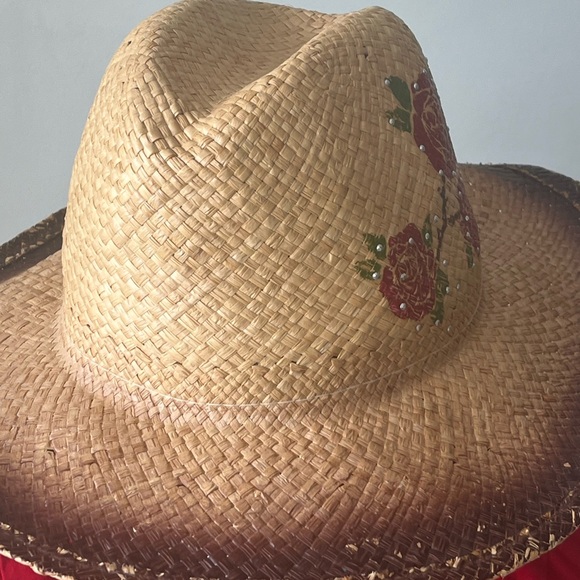 Accessories | Vintage Adjustable Wicker Cowboy Hat | Poshmark